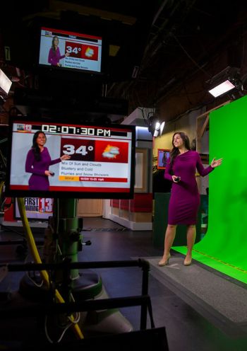 DAES Students Doing Double Duty as TV Weather Reporters - University at ...