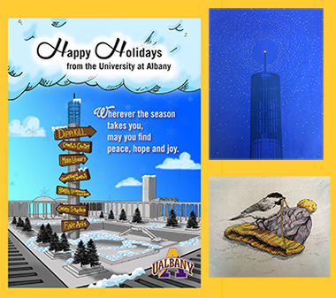 UAlbany Students Design Happy Holiday Wishes - University at Albany-SUNY
