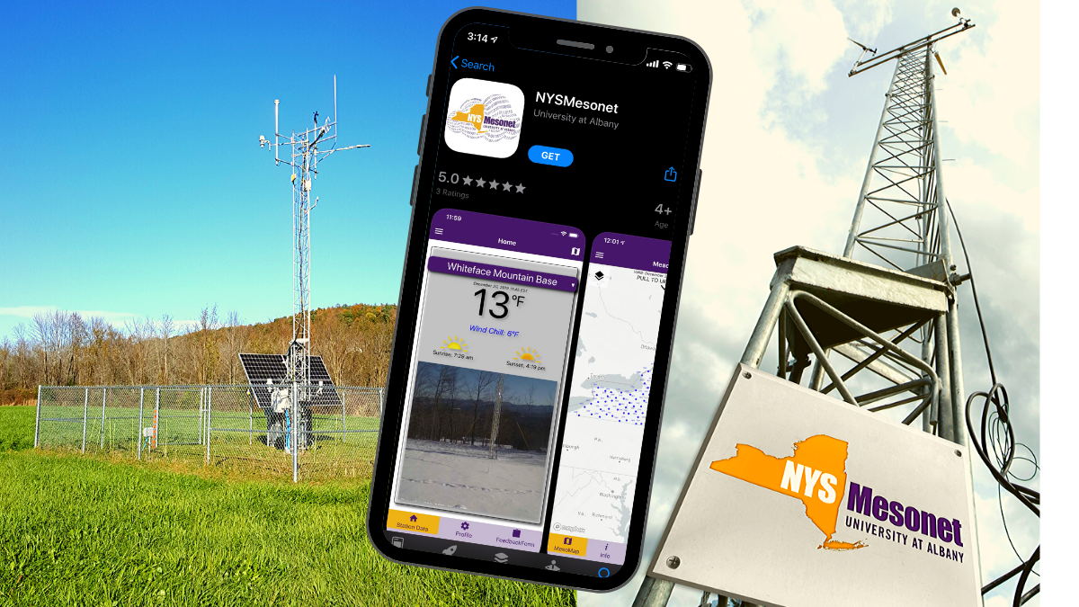 NYS Mesonet Launches Official Mobile App - University at Albany-SUNY
