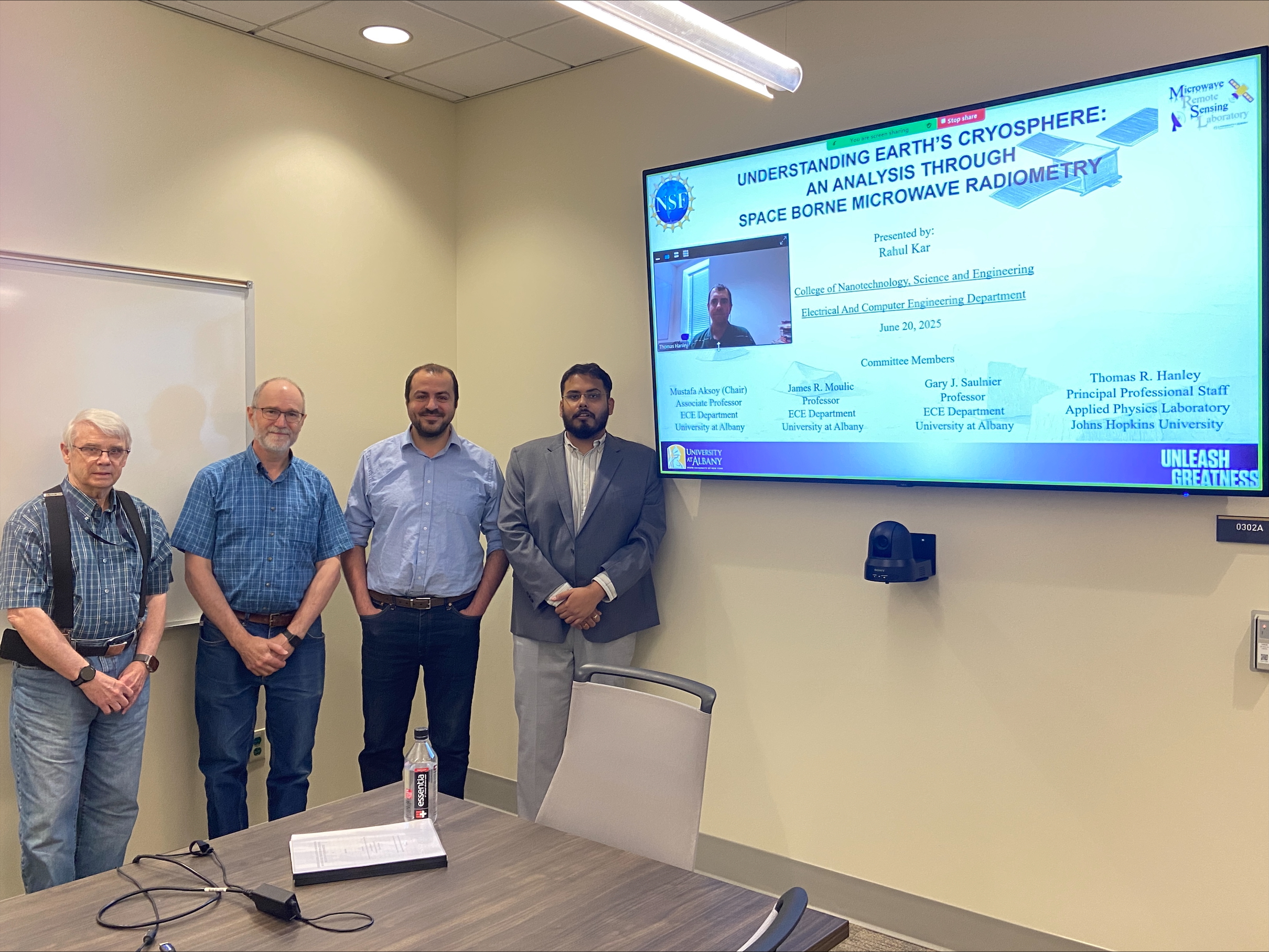 Microwave Remote Sensing Laboratory at the University at Albany ...