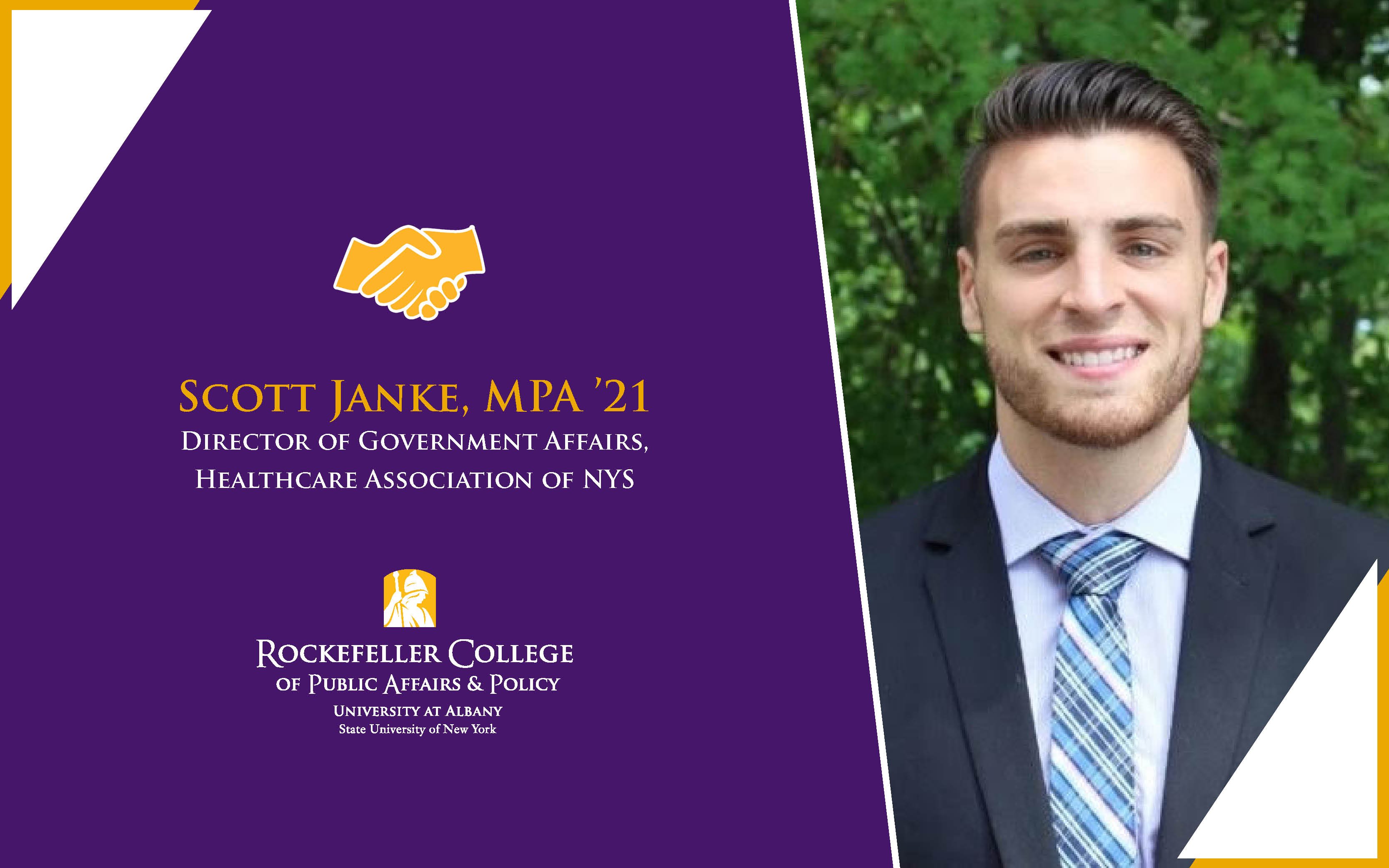 Rock Your Career: Scott Janke, MPA '21 | University at Albany