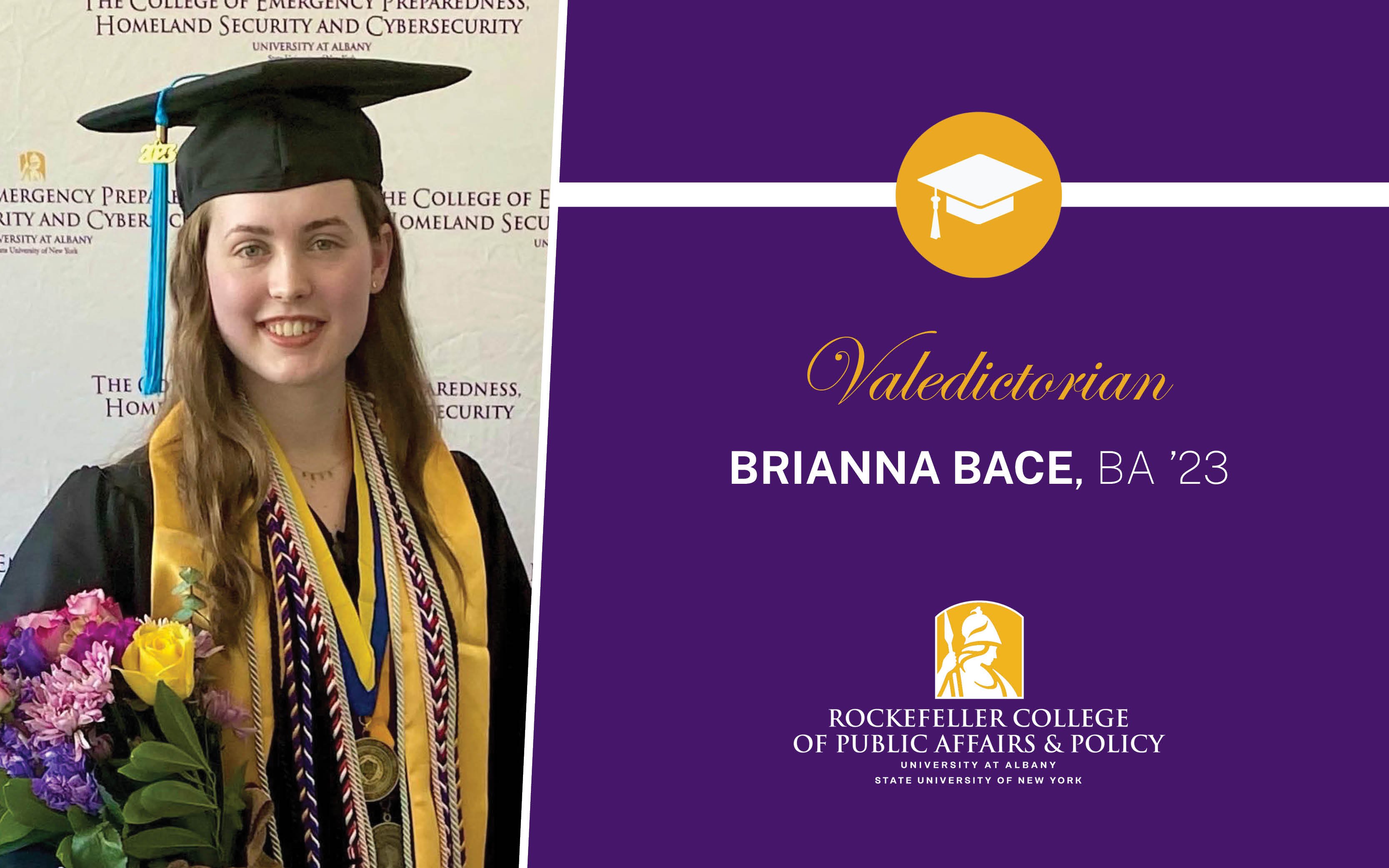 Valedictorian: Brianna Bace, BA '23 | University at Albany