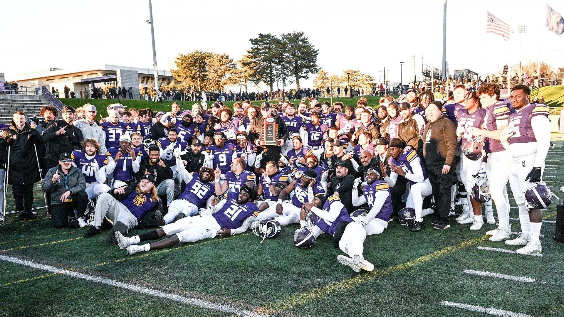 Football Celebrates First CAA Title, Prepares for FCS Playoffs ...