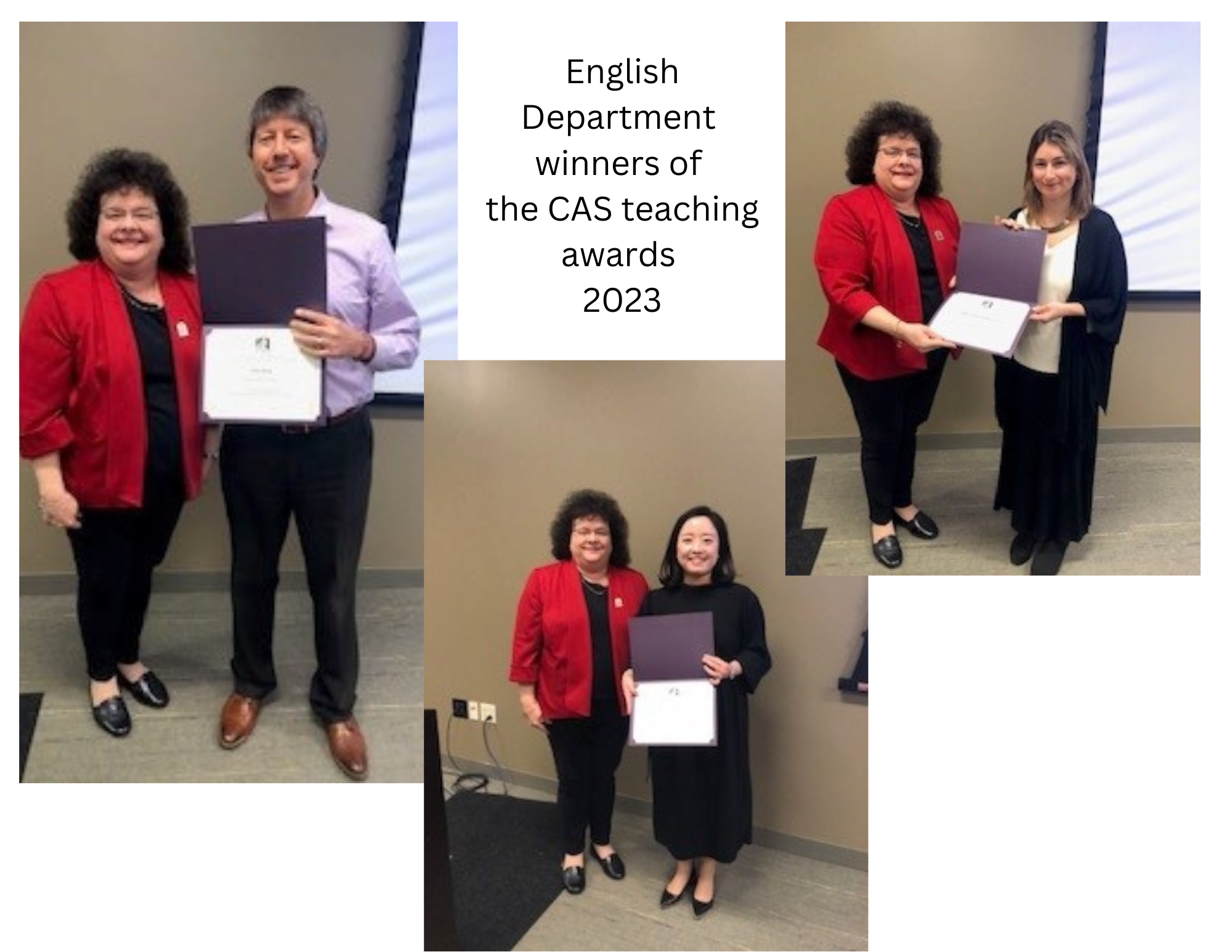 English Instructors Almost Sweep the College of Arts and Sciences ...