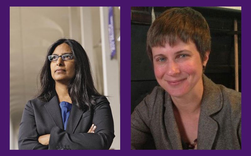 WGSS Core Faculty Member Dr. Rajani Bhatia and Co-PI Anne Hendrixson ...
