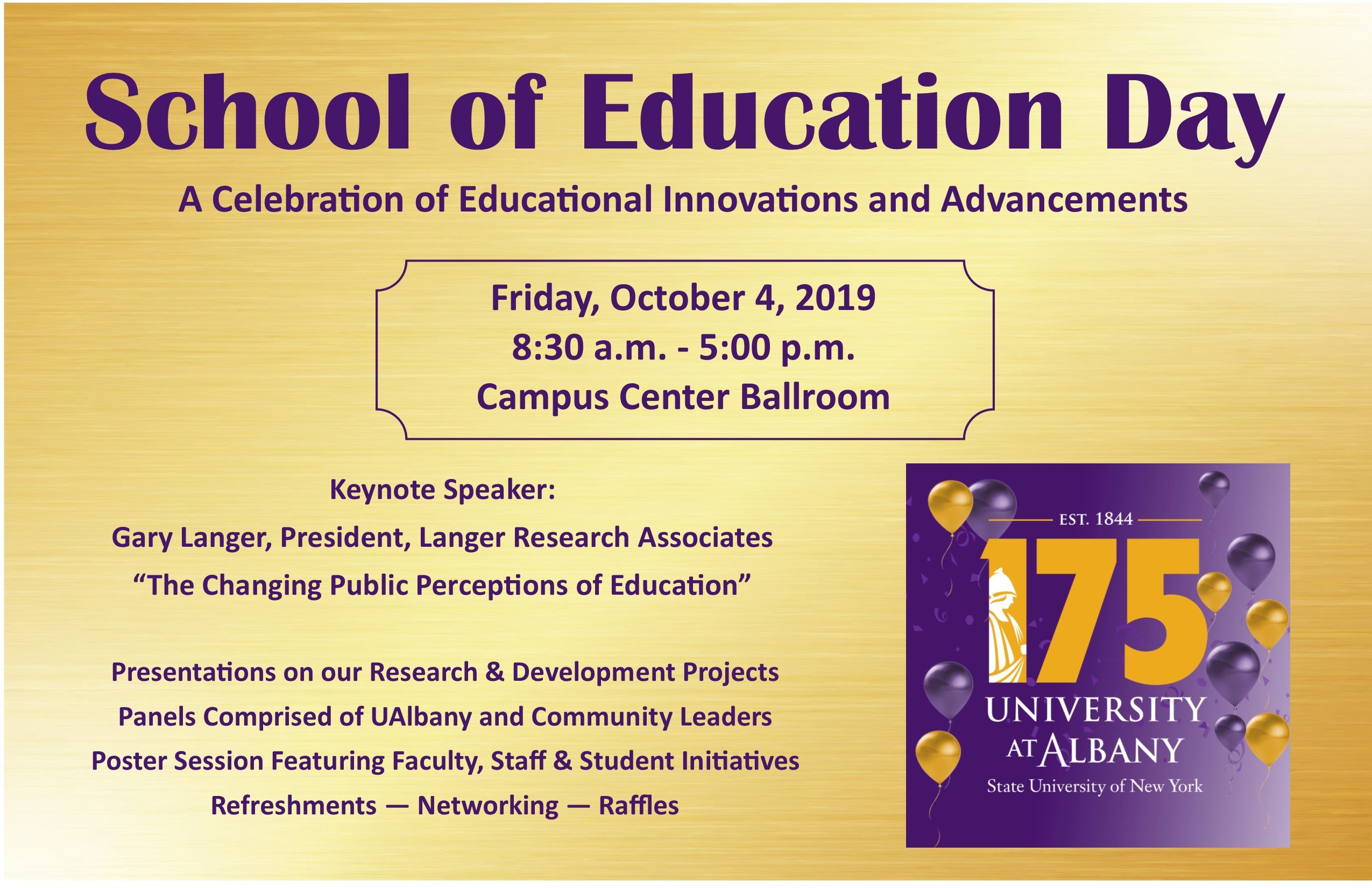 SOE Day 2019 | University at Albany