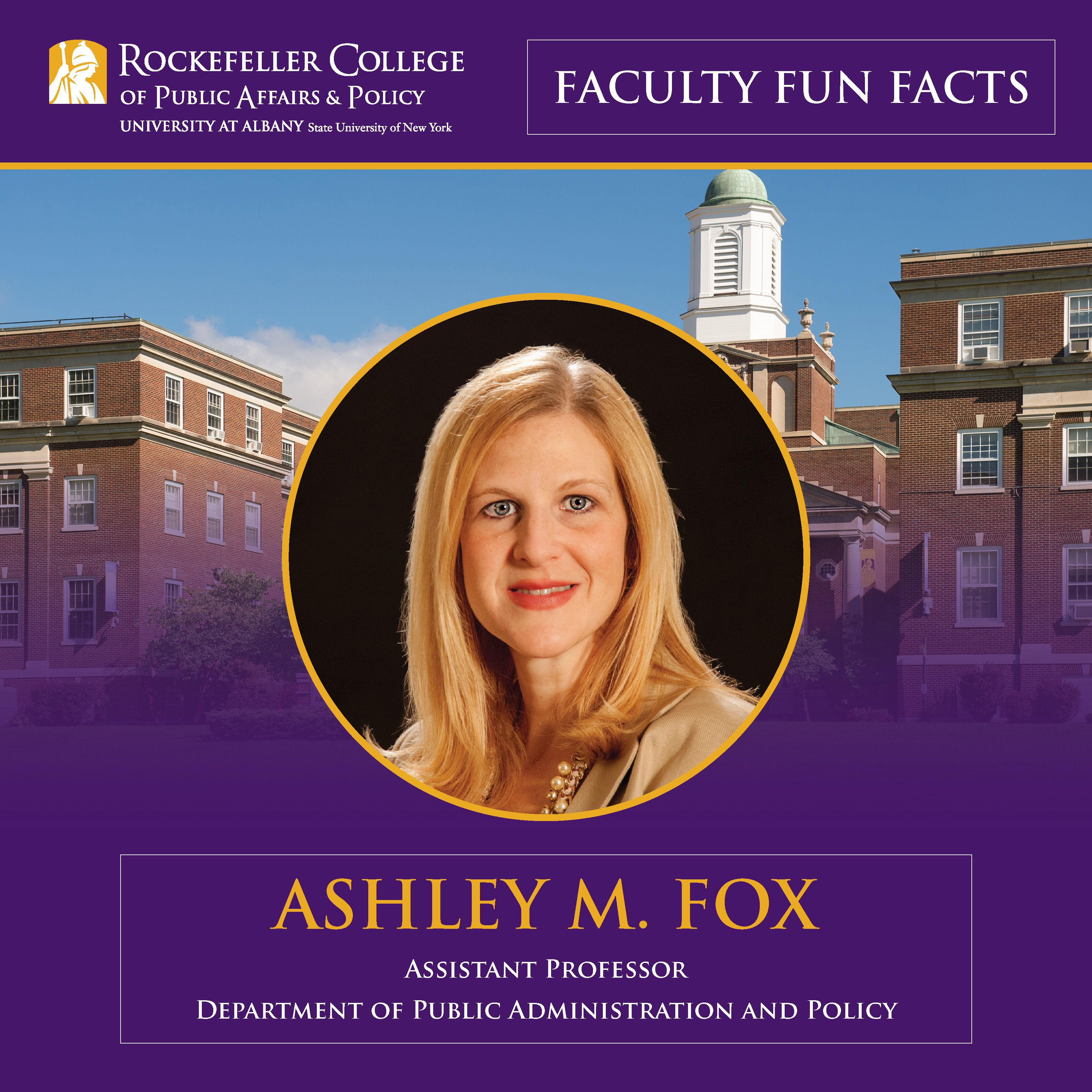 Faculty Q&A: Ashley Fox | University at Albany