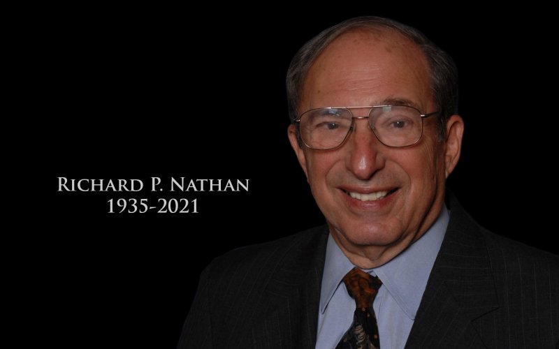 Rockefeller College Mourns the Passing of Richard P. Nathan ...